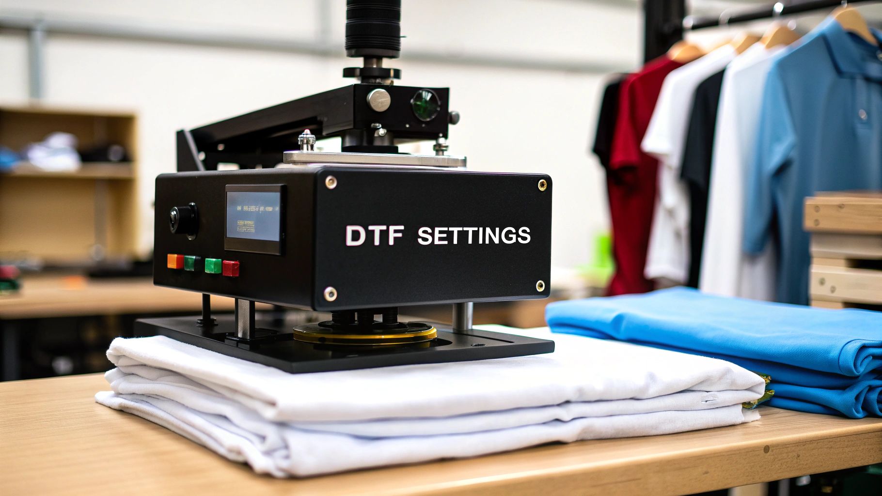 Heat Press Settings for DTF A Practical Guide – Cobra DTF